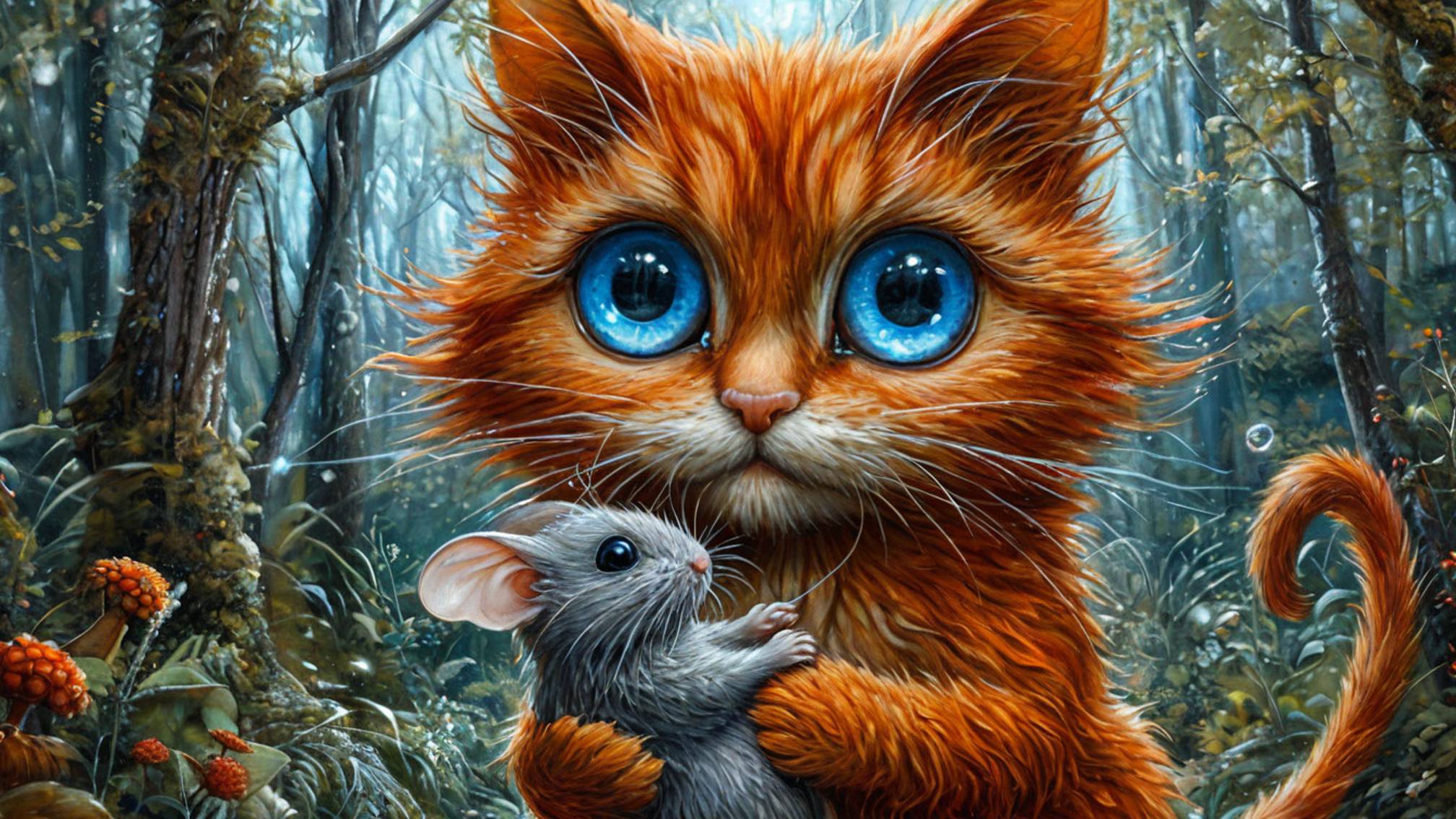 Сказка про умного Мышонка и его приключениях в лесу