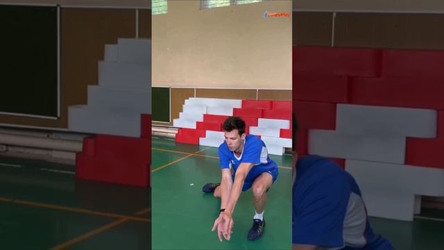 Защитные действия в волейболе: стойка