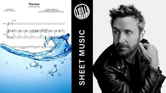 David Guetta feat. Sia - Titanium | Ноты для Скрипки и Фортепиано
