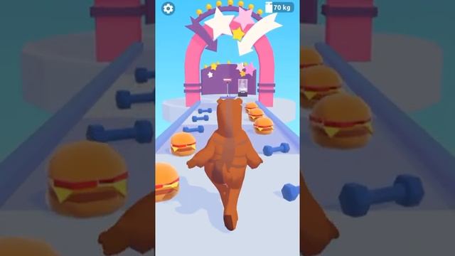 Ящерка дорвалась до еды Body Race