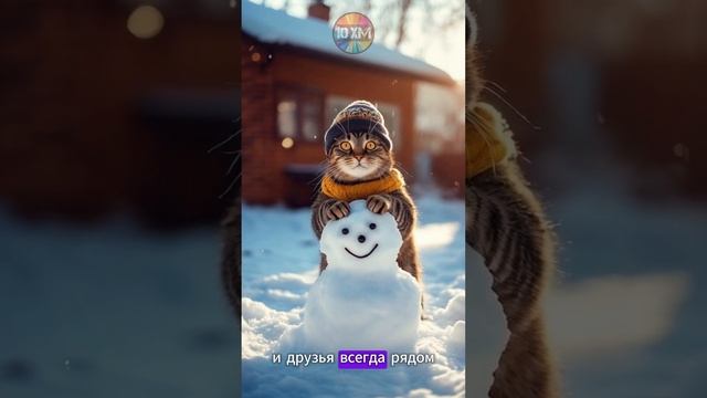 Котики научат, как правильно жить зимой  #котики #стресс #motivation #cat #отдых #урок