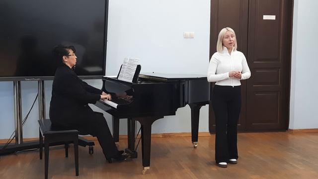 Г. Гендель, Ария Ромильды из оперы ''Ксеркс'' -поёт Ольга Бесхмельницина, концерт. Наиля Шамгунова