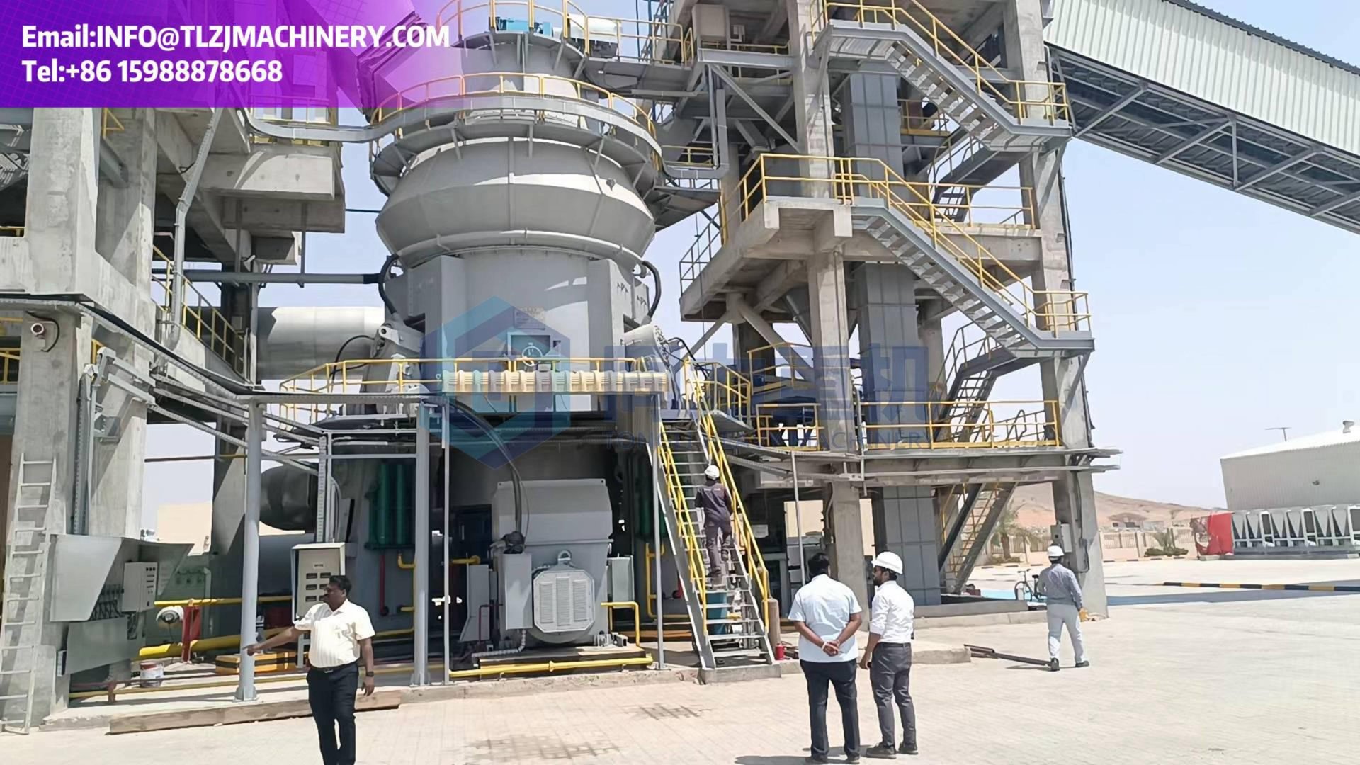 Цементный помольный завод/вертикальная валковая мельница/шаровая мельница/вращающаяся печь