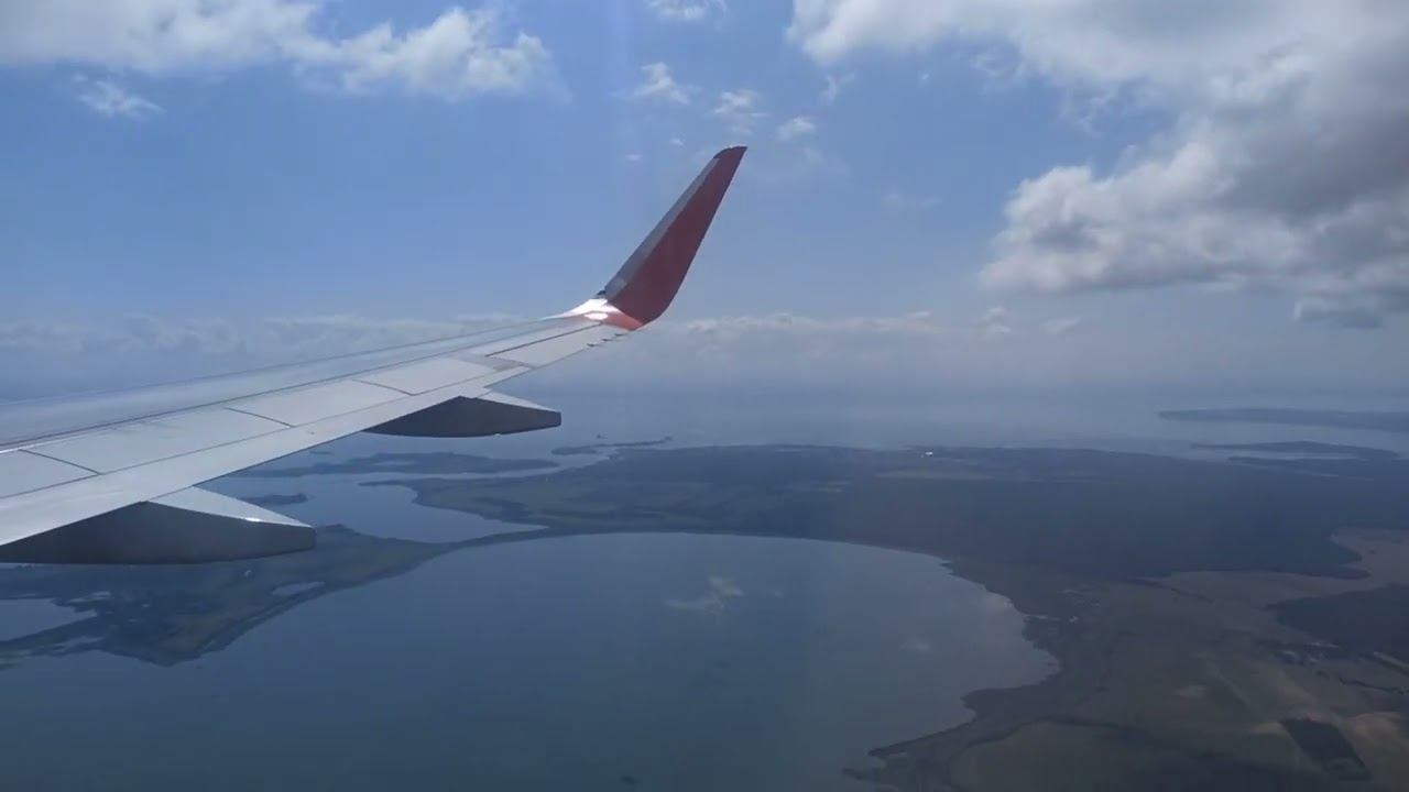 Заход на посадку самолета Airbus A320 а/к Аэрофлот в Казани | Москва - Казань посадка в Казани