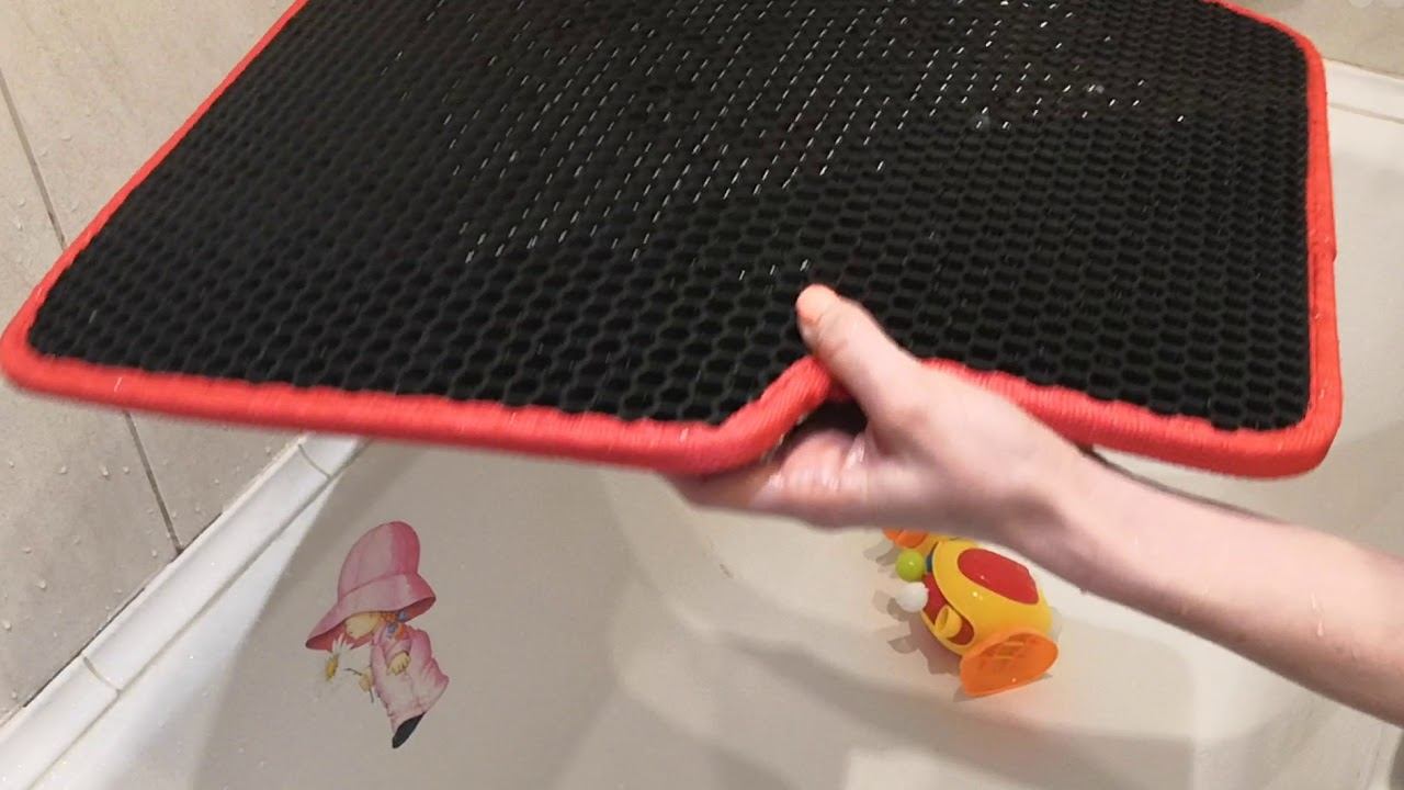 Тестим коврики ево политром воды