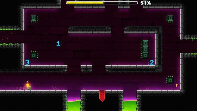 я прошёл уровень Dash с 1 попытки на 3 монетки