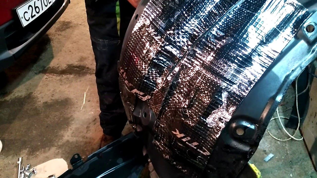 сравнение подкрылок с шумкой и без для mazda cx 5