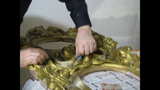 покрытие позолотой Царских Врат