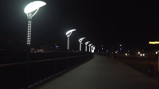 г. Артем Набережная. Опоры освещения