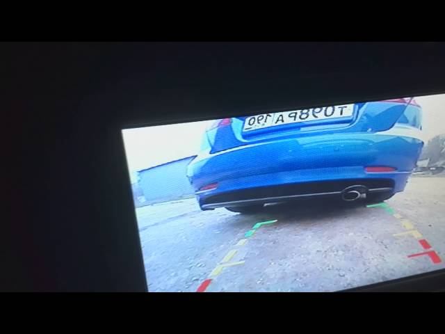 работа камеры заднего вида lacetti