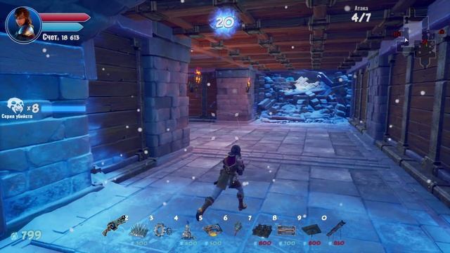 Orcs Must Die! 3 прохождение. Леденящий взгляд. Заледенелая шахта.