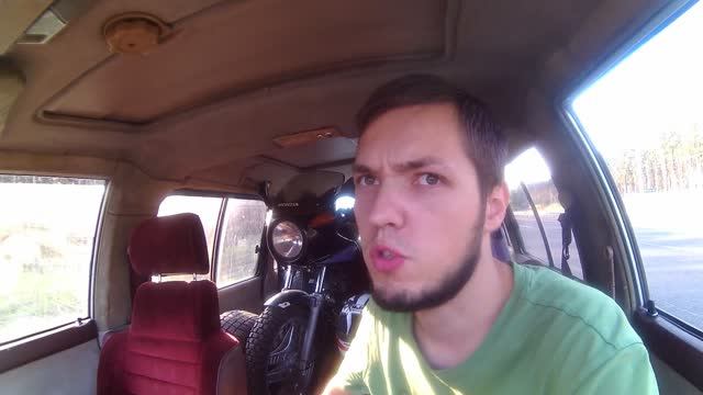 Из Воронежа в Ростов за древним бусиком на Honda CBX125F , трип)