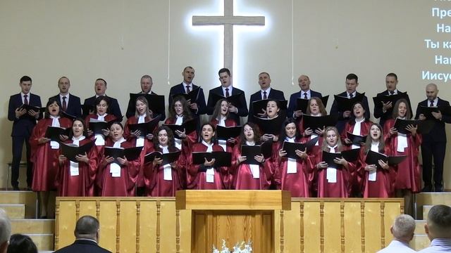 Общее пение "Ты Бог на небесах"