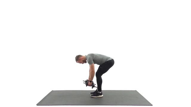 #19 Махи гантелями в наклоне на заднюю дельту. Техника выполнения.