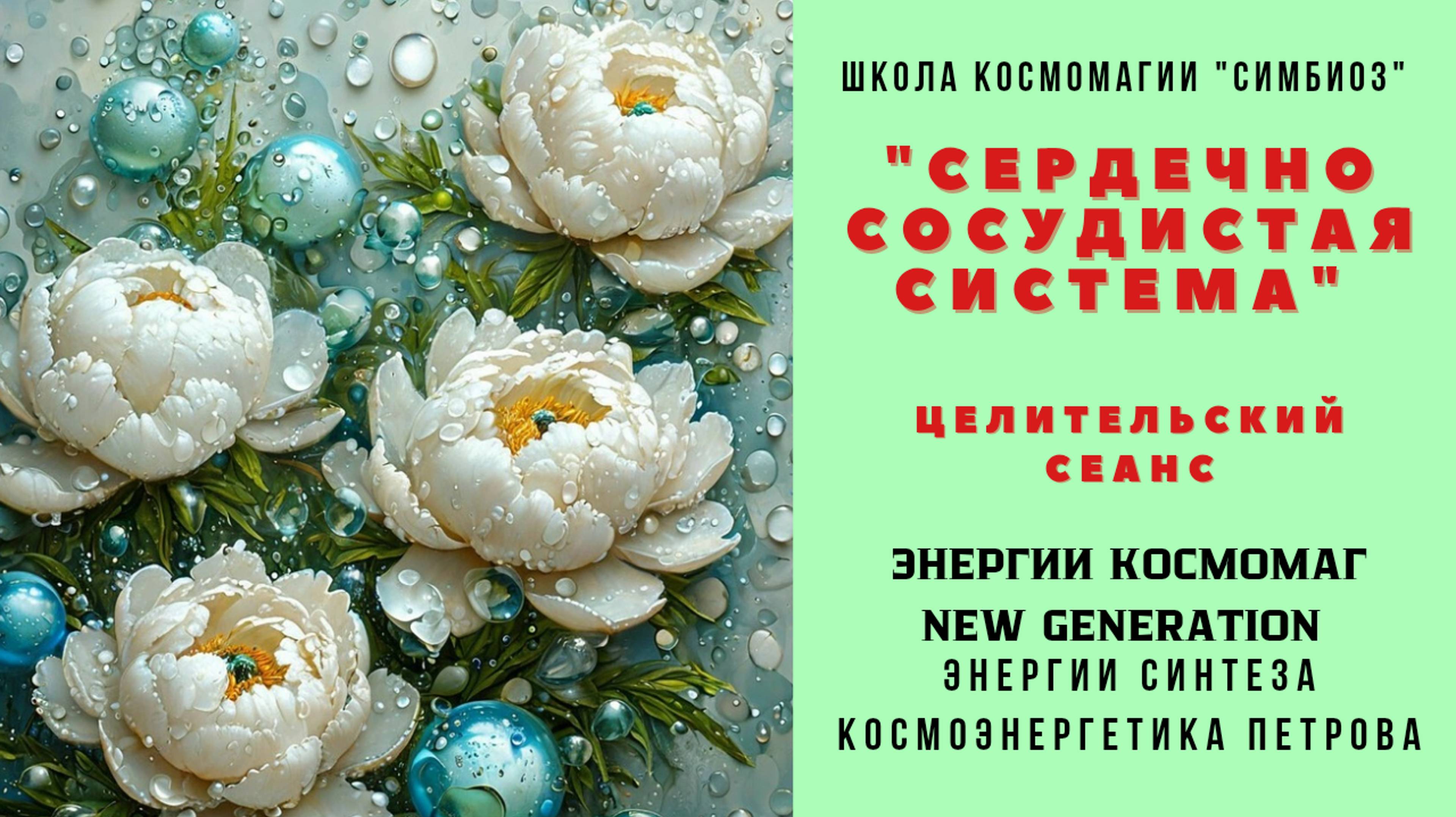 КОСМОЭНЕРГЕТИКА. Работа с сердечно-сосудистой системой.