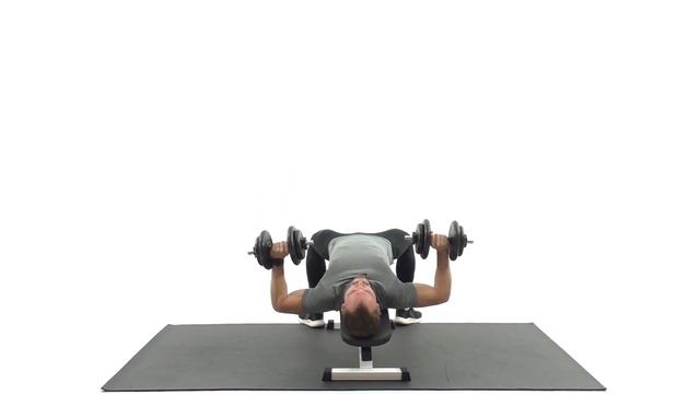 #2 Жим гантелей лежа головой вниз. Низ груди. Техника.