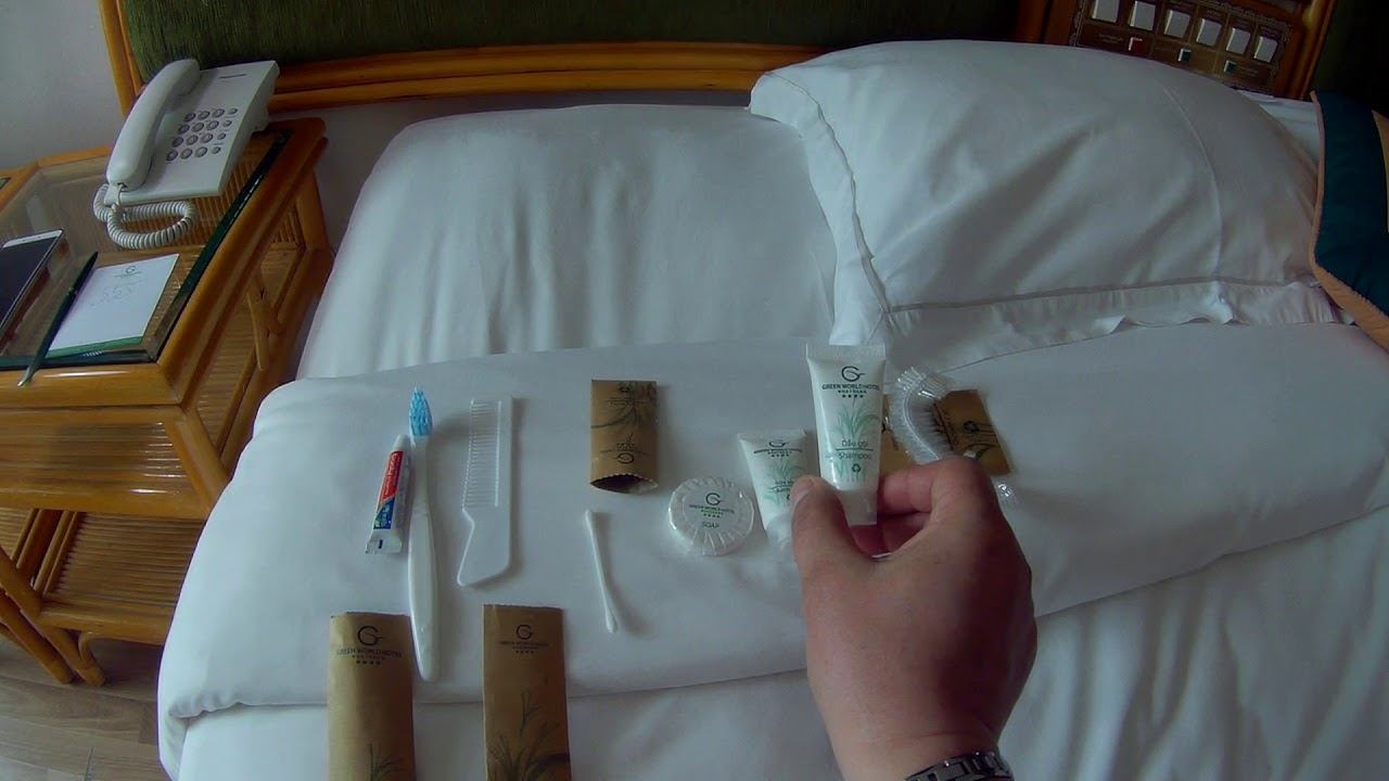 предметы гигиены номера отеля Green World Hotel Nha Trang
