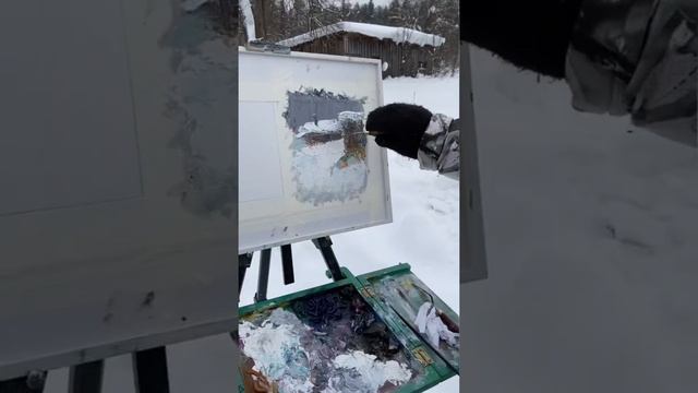 Одним зимним пленэром