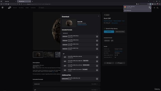9 -How to import textures from Fab