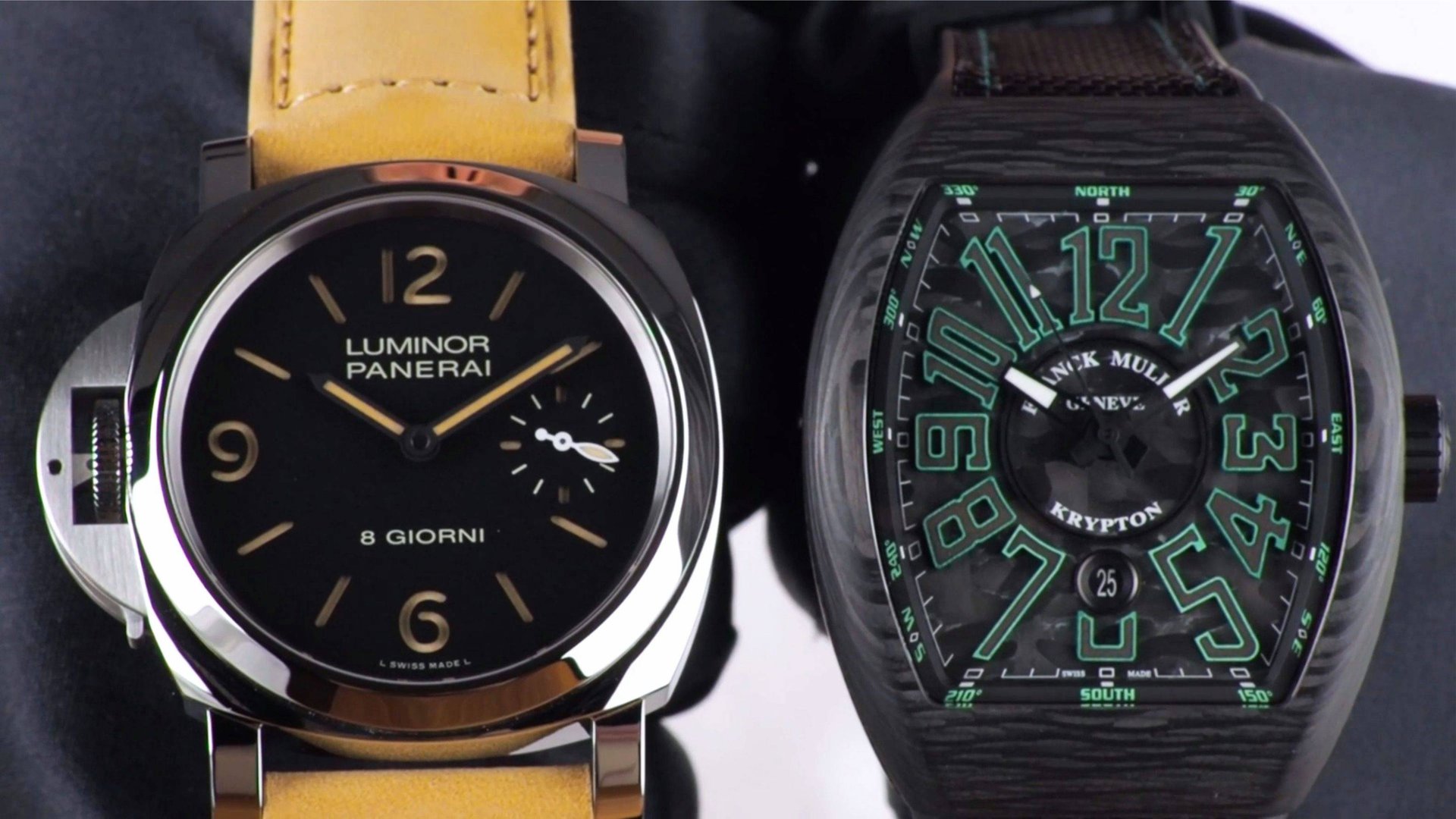 PANERAI VS FRANCK MULLER. ОСОБЕННЫЕ ЧАСЫ