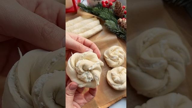 Вкусные творожные слойки