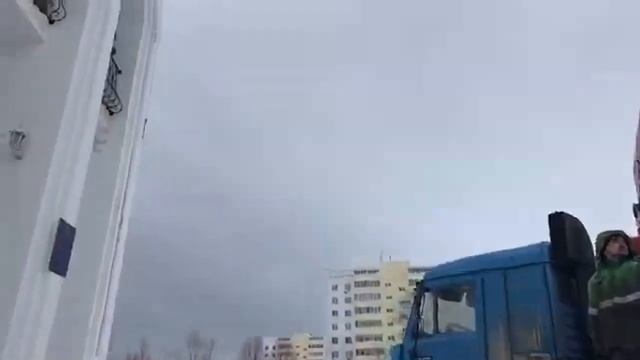 Подъем колоколов в нашем храме