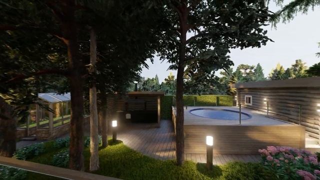 Модель участка в Рощино   @DomSebe_Fachwerk 