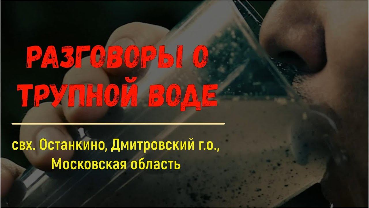 24.03.2024 года, свх.Останкино. Разговоры о трупной воде... Часть #1