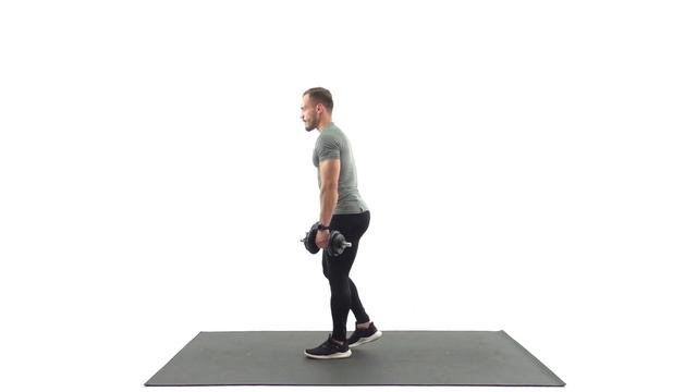 #10 Выпады с гантелями. Упражнение для ягодиц.