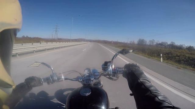 По катушка. Сломался мот Victory Vegas. 200 км от дома.