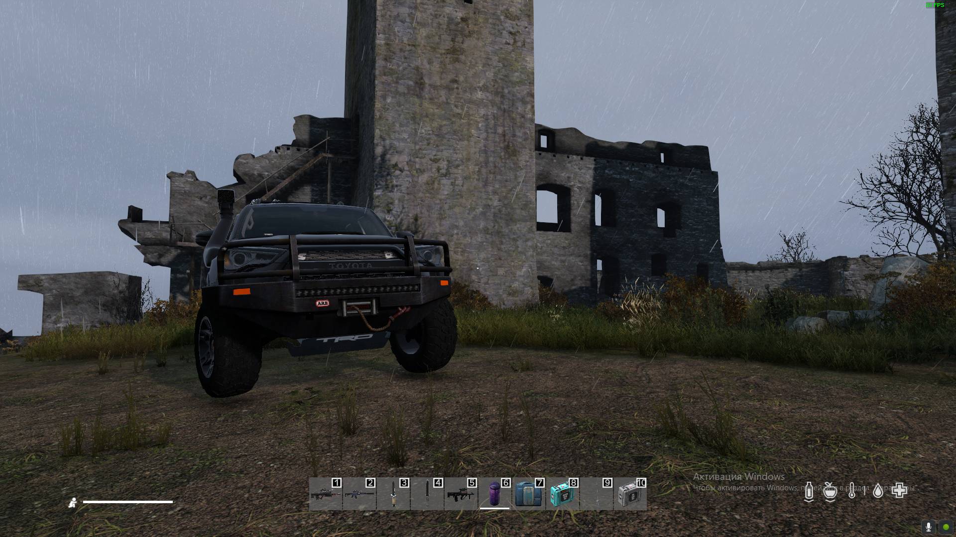 Валим лес на Toyota 4x4. Хижина Ежа