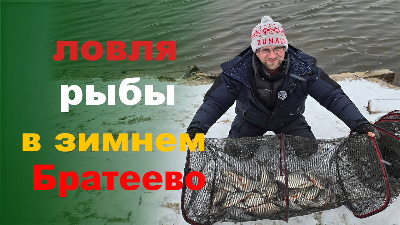 ловля зимой в братеево