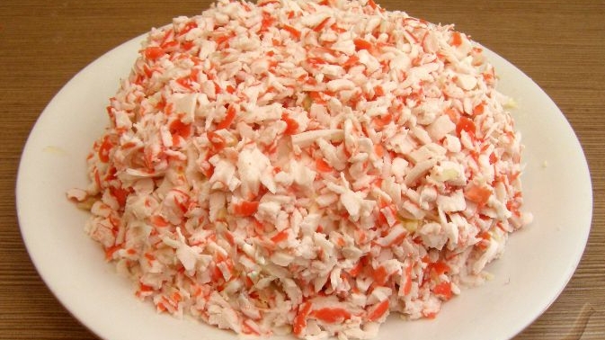 НЕЖНЫЙ крабовый САЛАТ