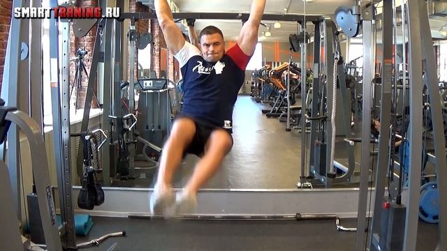 Косые мышцы | Пресс на турнике боковые подъемы ног.