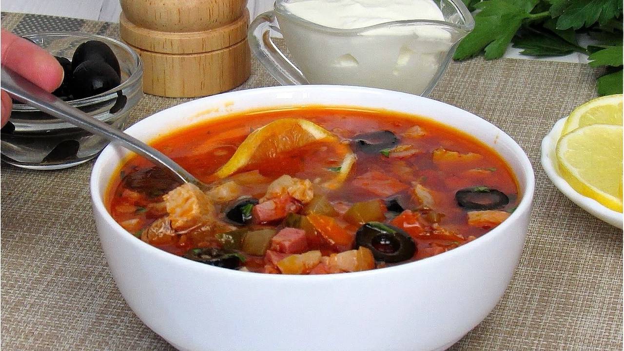 Самая вкусная СОЛЯНКА Сборная Мясная! Простой РЕЦЕПТ Как вкусно приготовить солянку