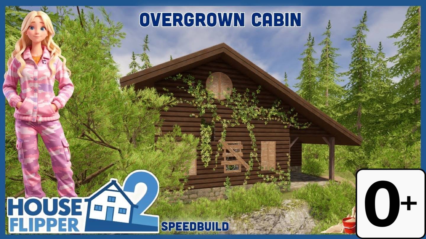 Хаус Флиппер 2 - Английский - House Flipper 2 - Overgrown Cabin -  Speedbuild