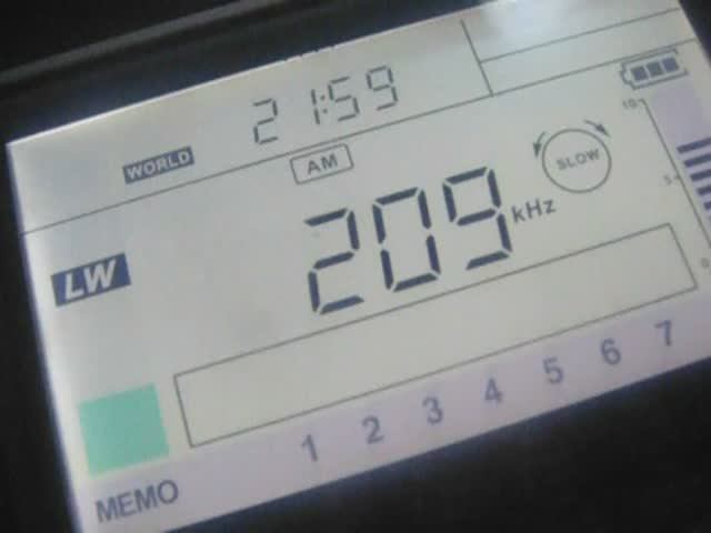209 kHz Mongoliin Radio 1 (pres. Ulgii, MNG) 18.10.2020