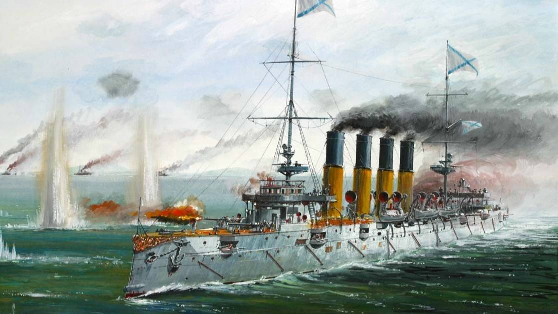 Крейсер "Варяг" (1/350). Обзор от 12.11.2021