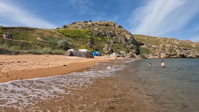 Бухта Космонавтов в Крыму / Отдых дикарями на Азовском море