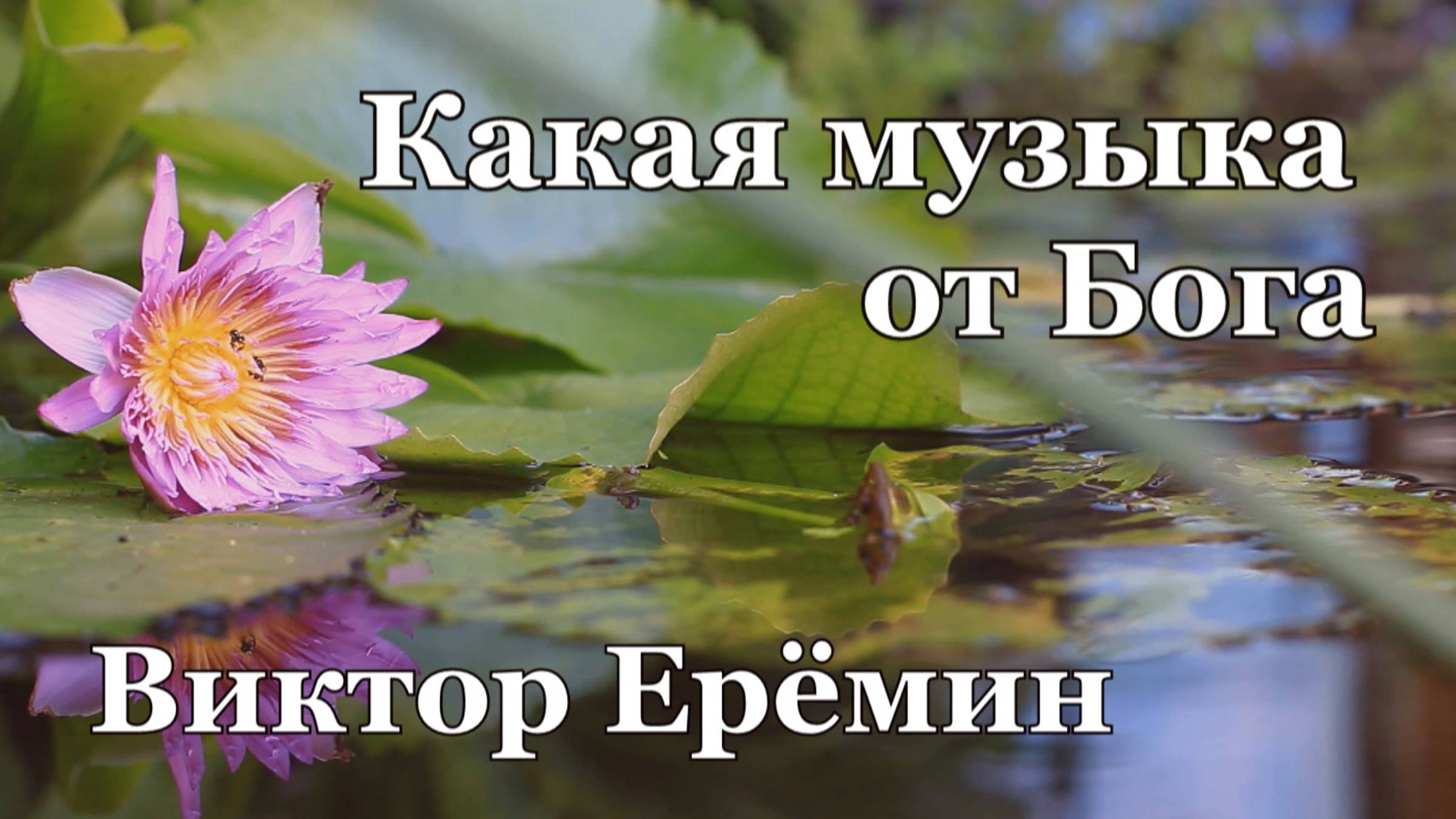 Виктор Ерёмин. стих - "Какая музыка от Бога."