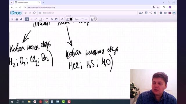 Типы химических связей. Химия 8 класс.