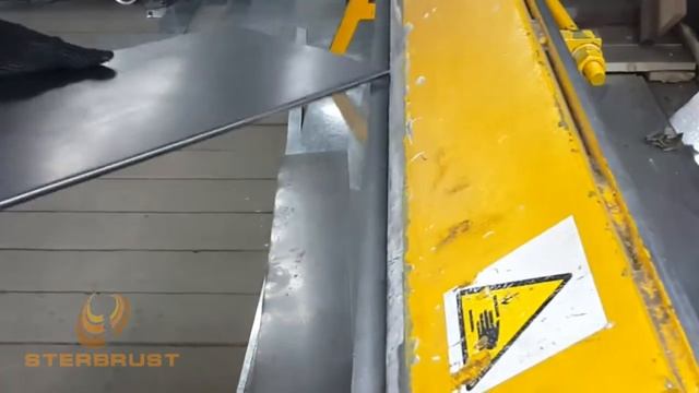 Станок Metal Master LBA. Тест ножа - рез металла 1 мм