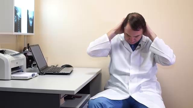 Гимнастика для шеи, упражнения для лечения шейного остеохондроза (360p)