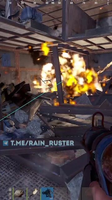 ГВОЗДОМЕТ АДМИНА #рэйн #rust #кгые #раст #рейнраст