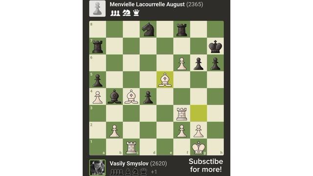 Василий Смыслов против Менвье Лакурреля Август Лас-Пальмас (Испания) 1972