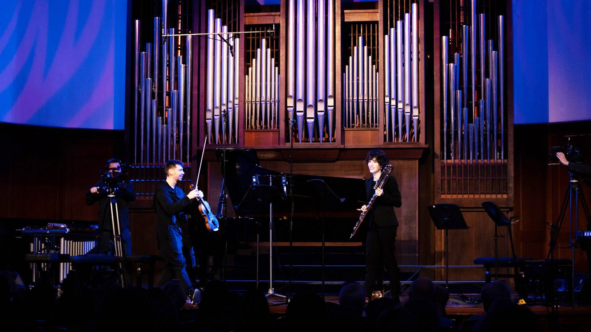 Анна Поспелова «К» для басовой флейты и скрипки