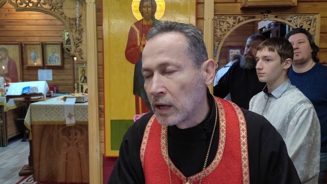 Поздравление отца Гордея с днём рождения и проповедь
