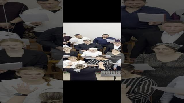 Фрагмент участия хора 💛