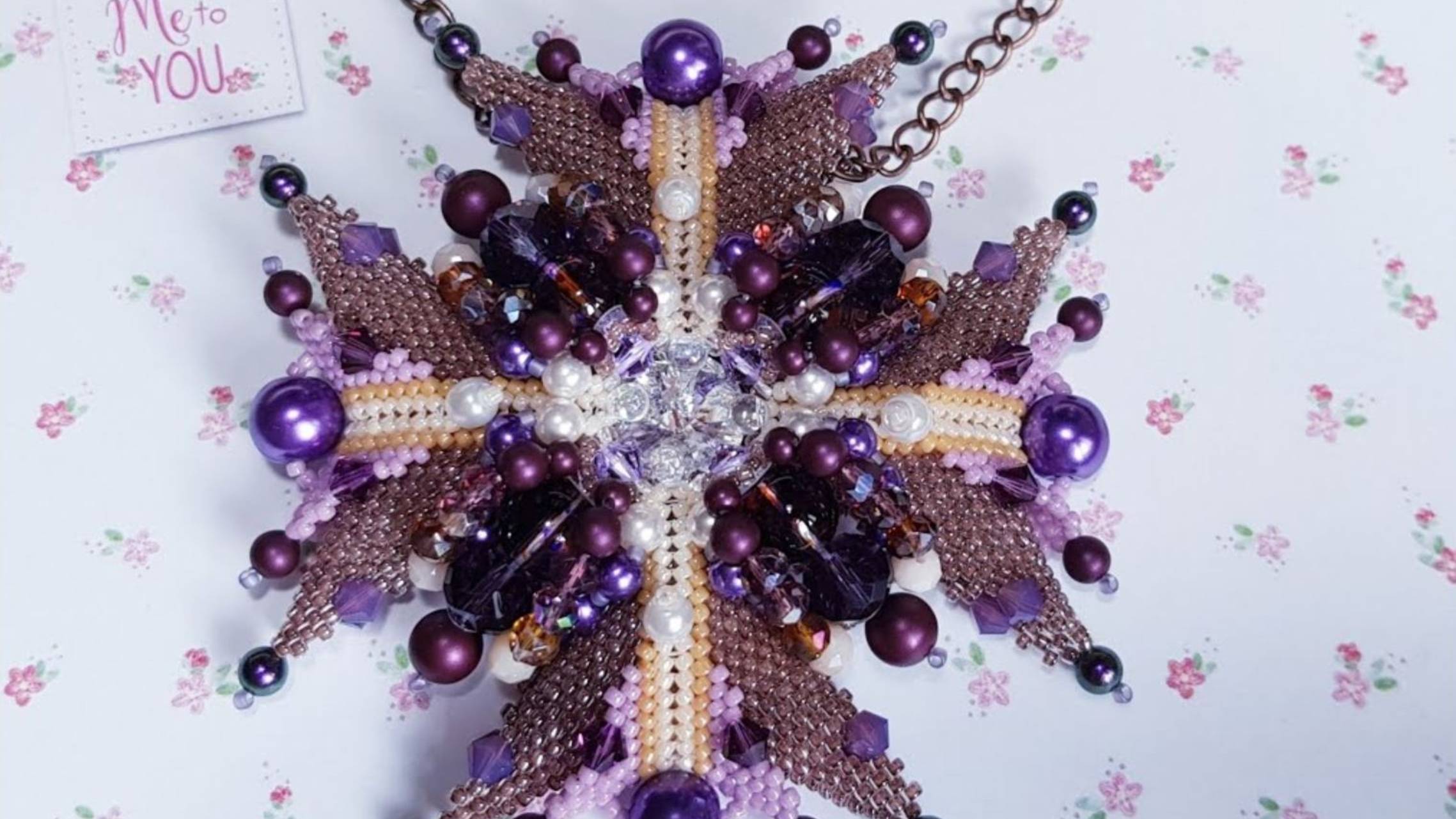 БРОШЬ - ОРДЕН / ПОДВЕСКА / МАСТЕР КЛАСС экспресс / ЛАВАНДОВАЯ СЛАДОСТЬ