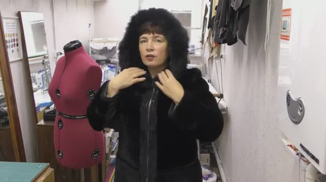Как перешить шубу из мутона .